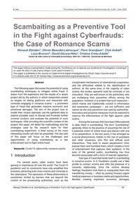 Scambaiting as a preventive tool in the fight against cyberfrauds