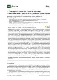 A conceptual model for forest naturalness assessment and application in ...